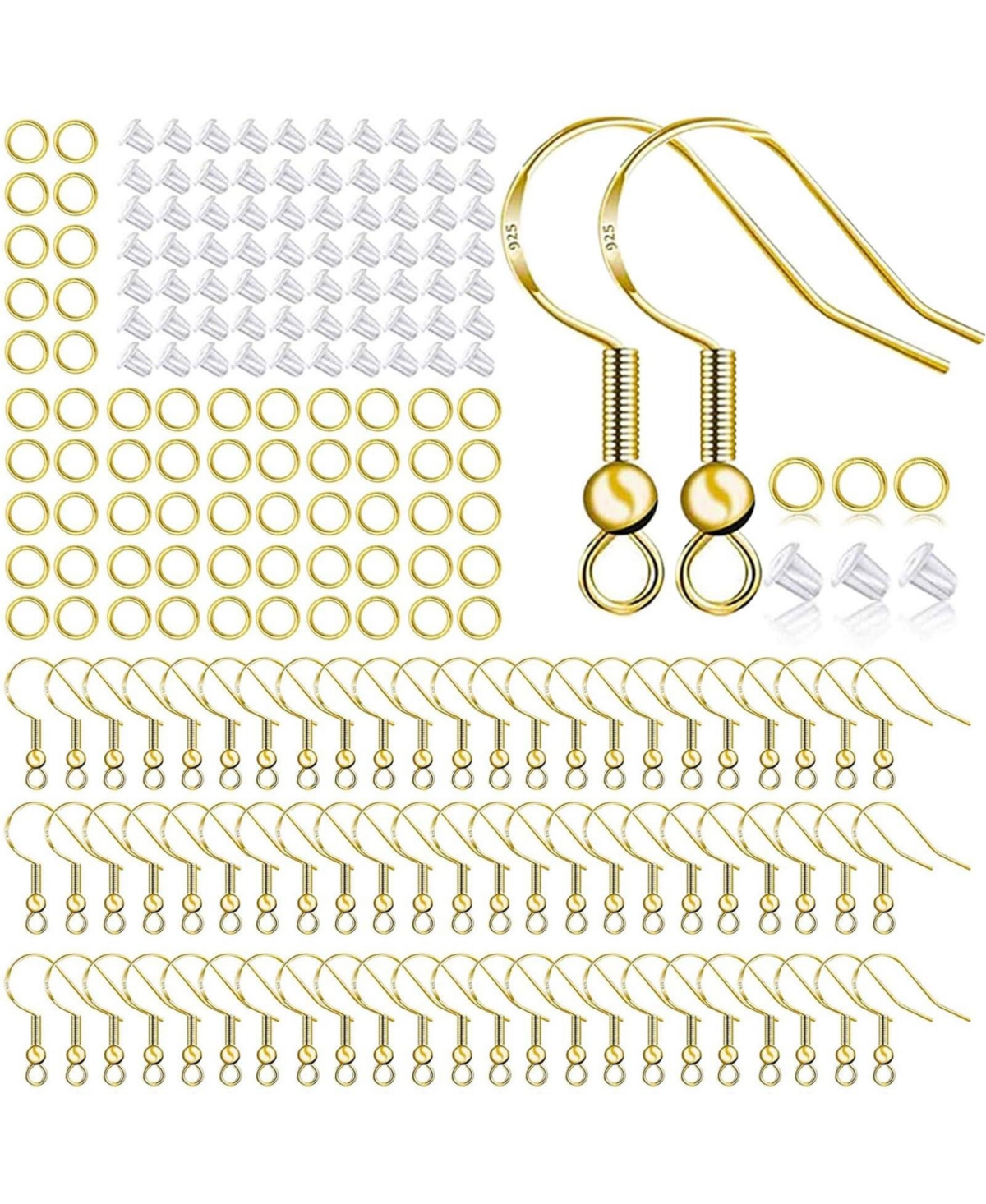 Click here for Gnuadz 500pcs Earring Hooks Ear Wires Fish Hooks J... prices