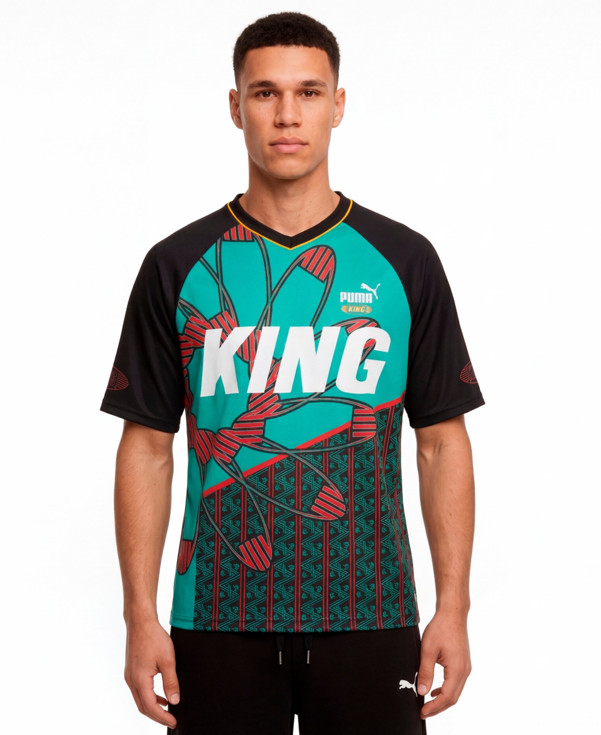 Click here for Puma Mens King Short-Sleeve Jersey - Vibrant Green prices