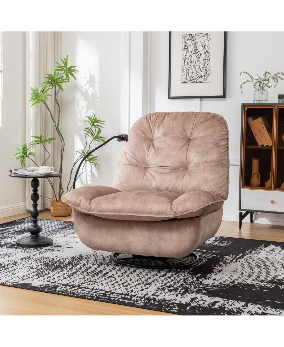 Click here for Rainsken Swivel Rocking Recliner Chair  Single Lou... prices