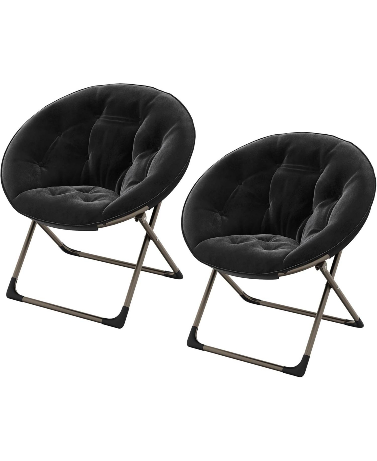 Click here for gaomon 2-Piece Saucer Chair Set  Faux Fur Lounge M... prices