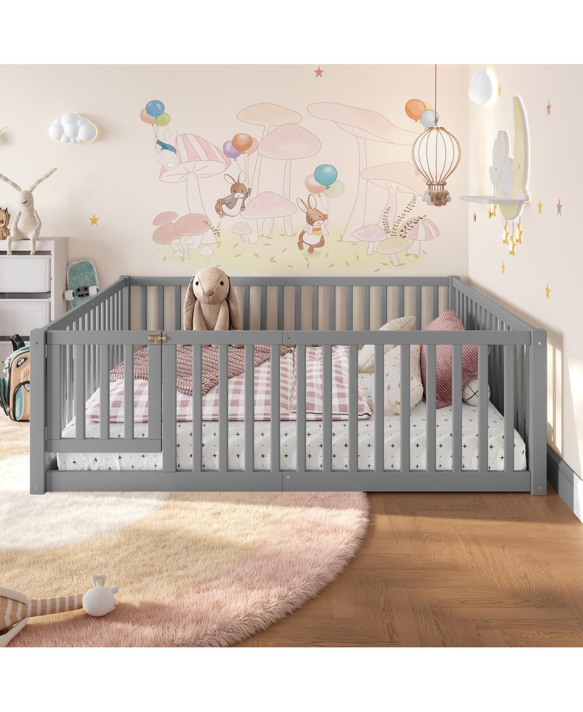 Click here for Streamdale Furniture Full Size Bed Floor Bed with... prices