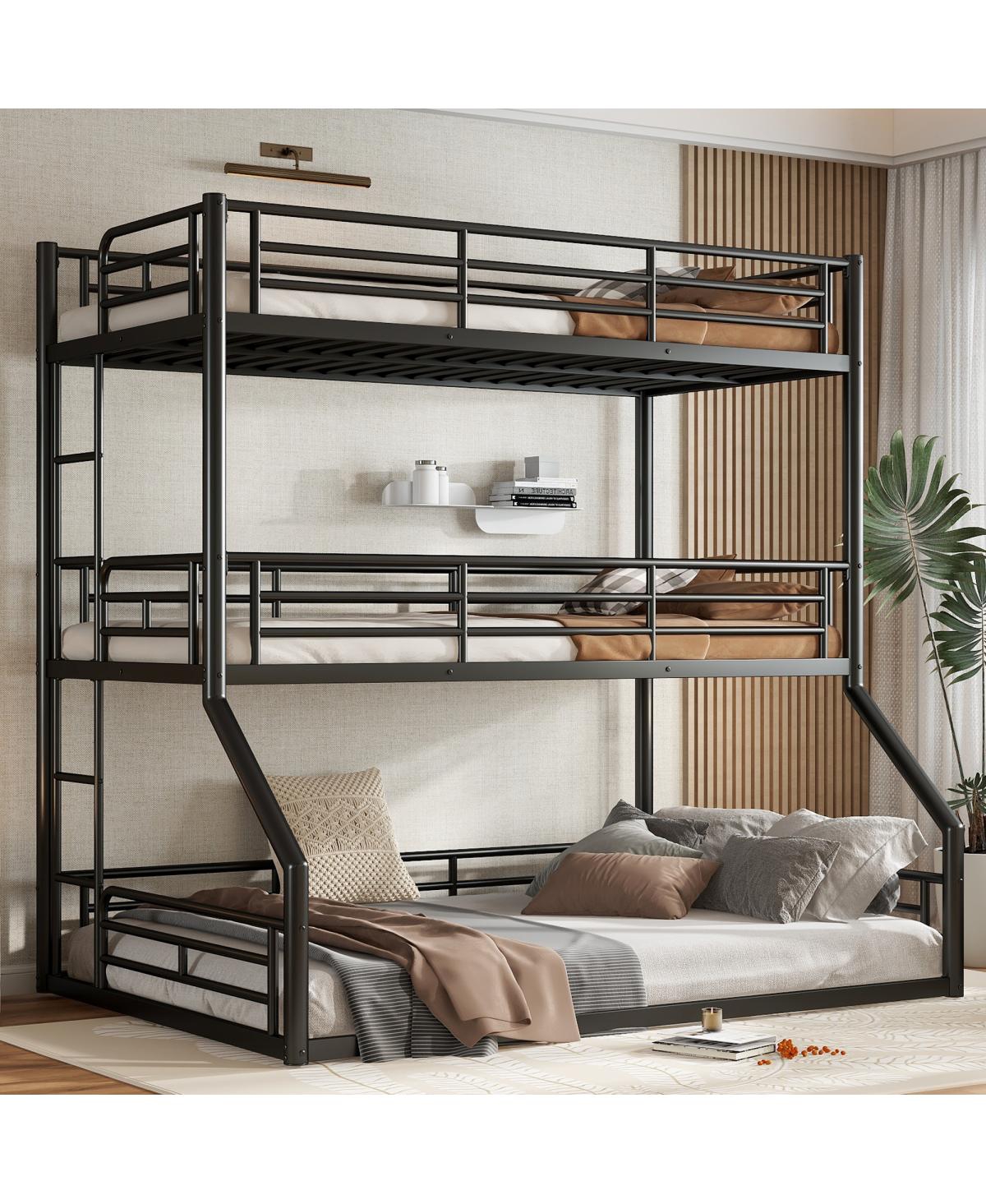 Click here for Streamdale Furniture Metal Triple Bunk Bed with Gu... prices