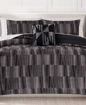 Click here for Nine West Woven Geo Bed In A Bag Comforter Set prices