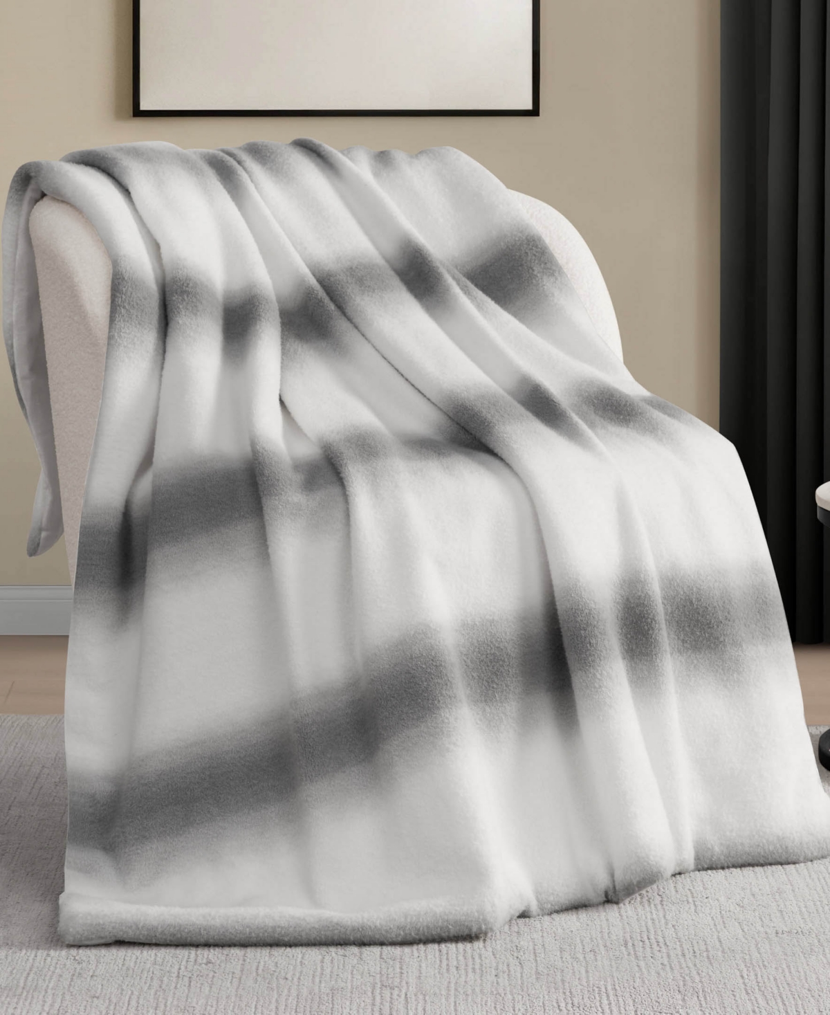 Click here for Nine West Faux Cashmere Throw  50x70 - Ombre Strip... prices