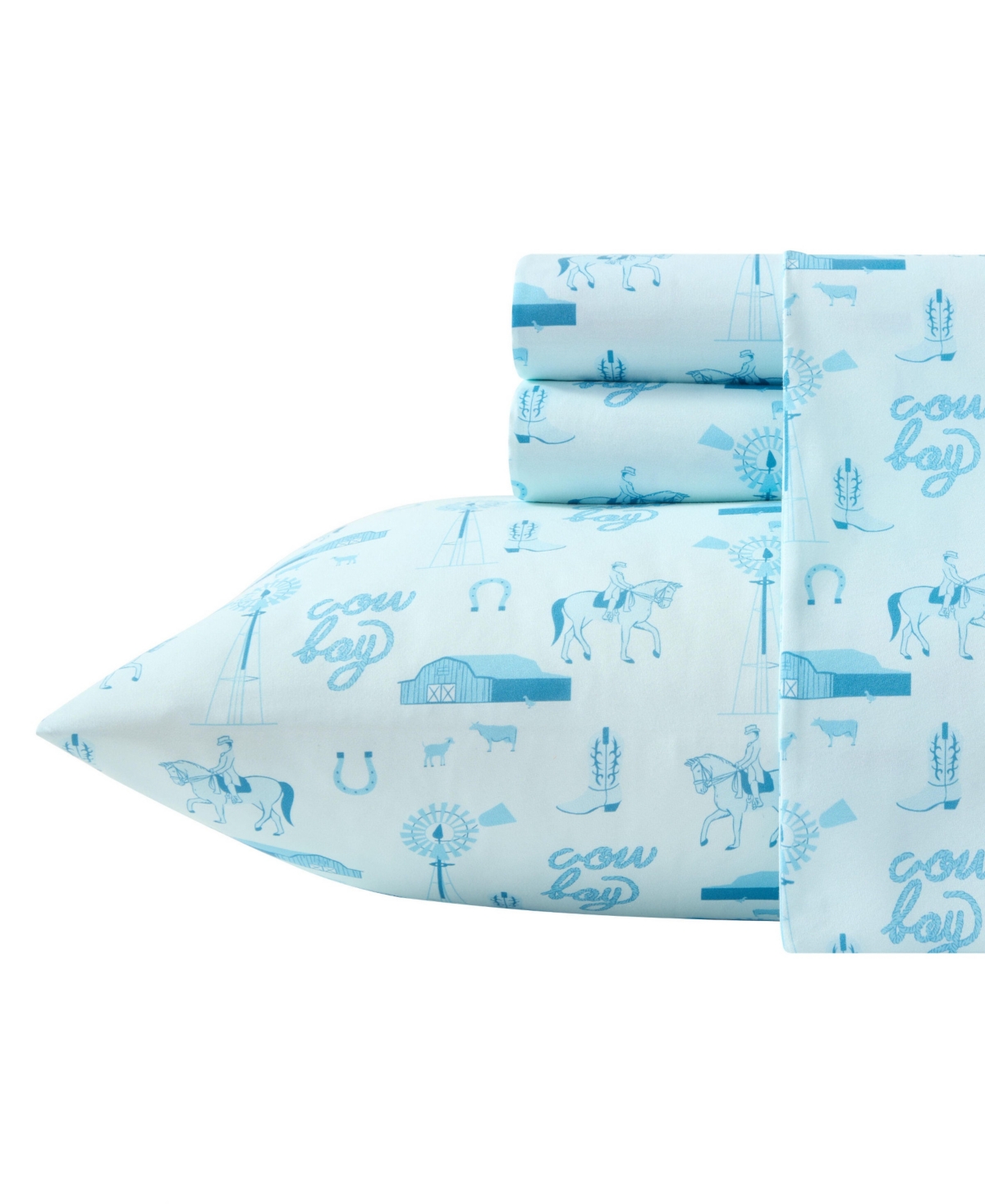 Click here for Wrangler Horse Farm Microfiber 3-Pc. Sheet Set  Tw... prices