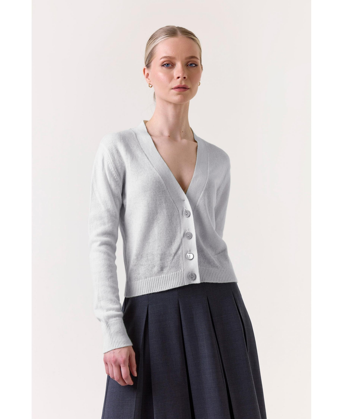 Click here for 1982 Womens 100 Cashmere Cropped Cardigan - Super... prices