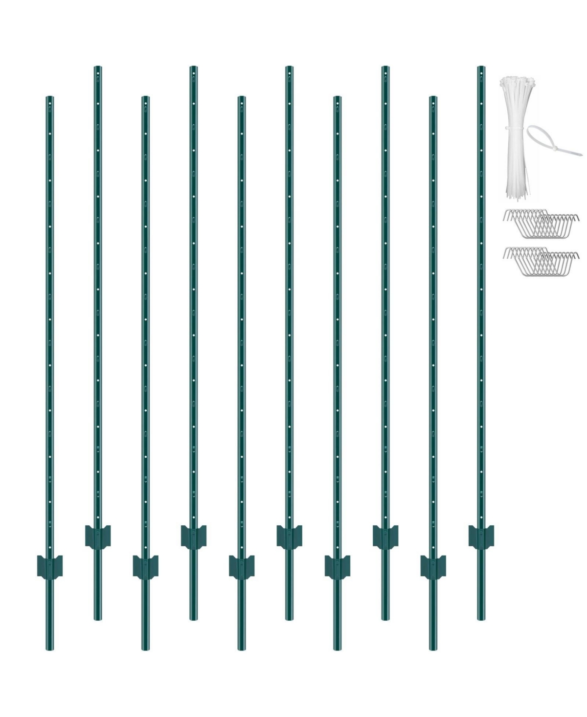 Click here for Sugift Fence Post  10 Pack  U-Channel Heavy Duty S... prices