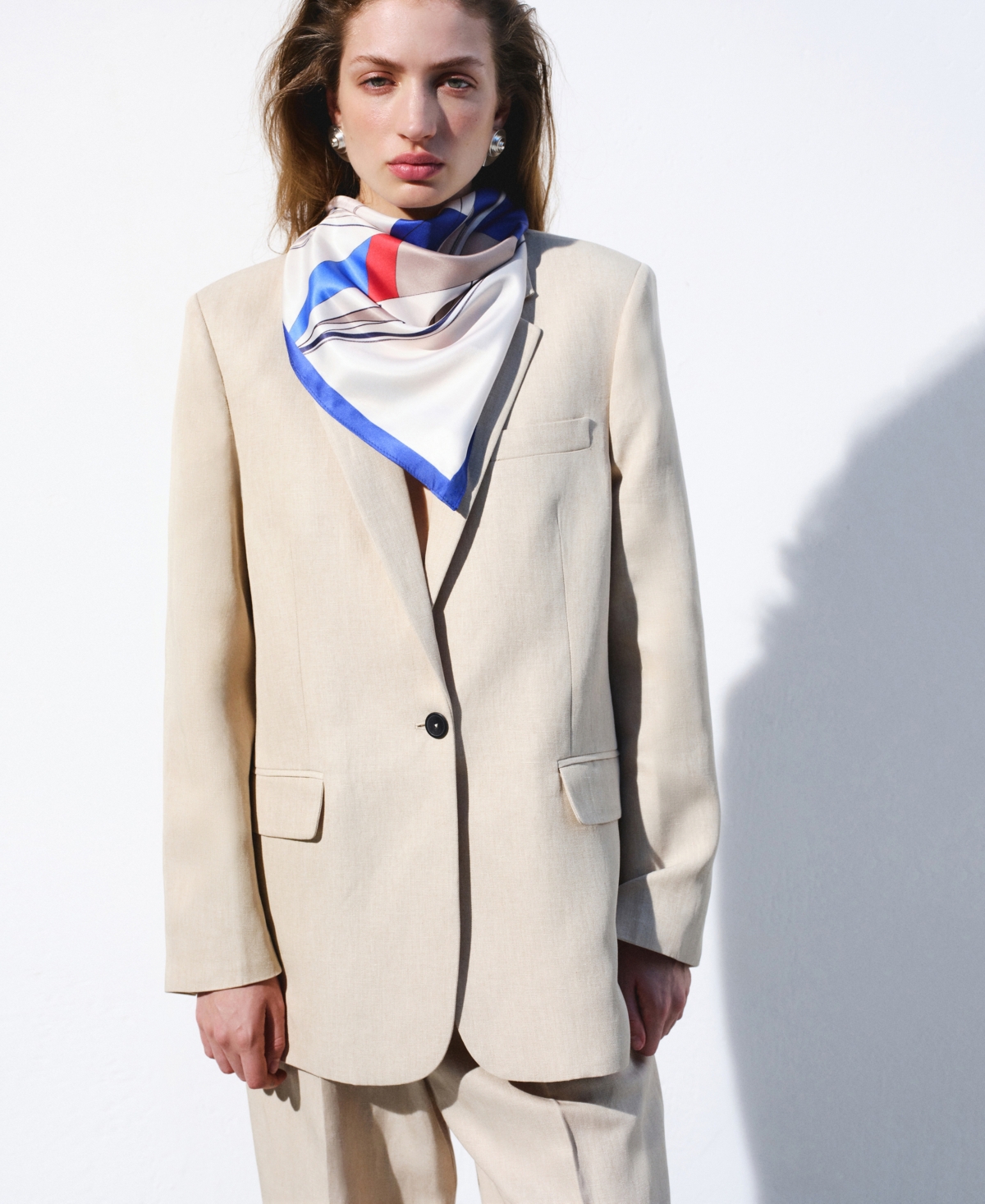 Click here for Selection Mango Womens Straight-Fit Suit Blazer -... prices