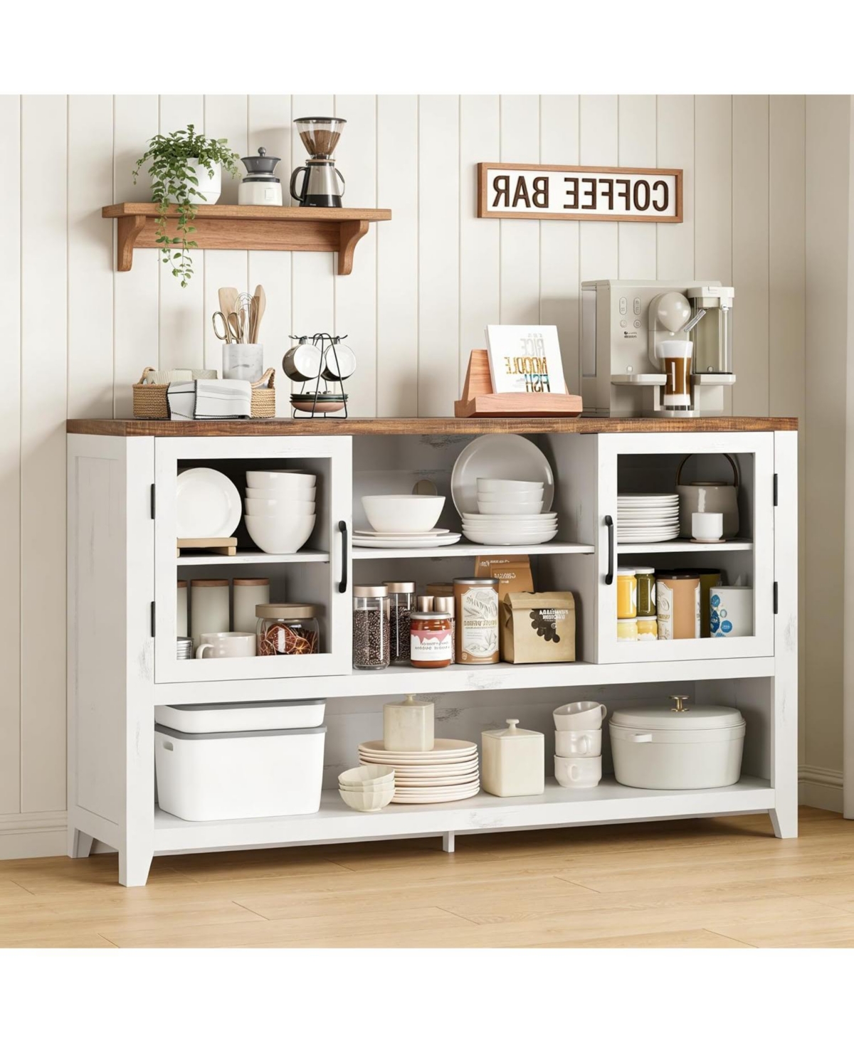 Click here for gaomon 53 Storage Sideboard Buffet Cabinet with 3... prices