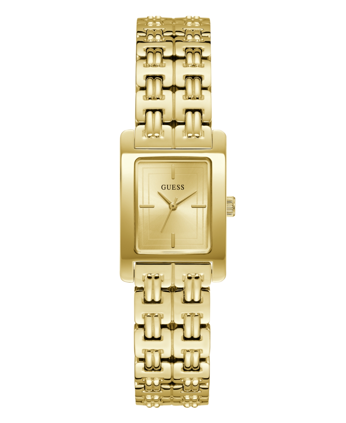 Click here for Guess Womens Gold-Tone Stainless Steel Analog Watc... prices