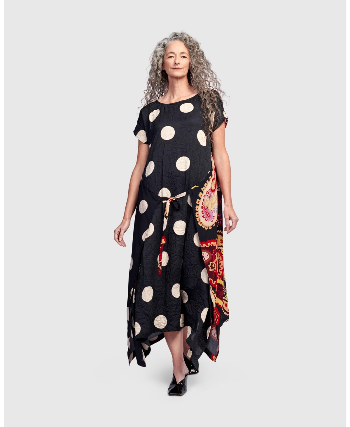 Click here for Alembika Womens Renaissance Wrap Dress - Black prices