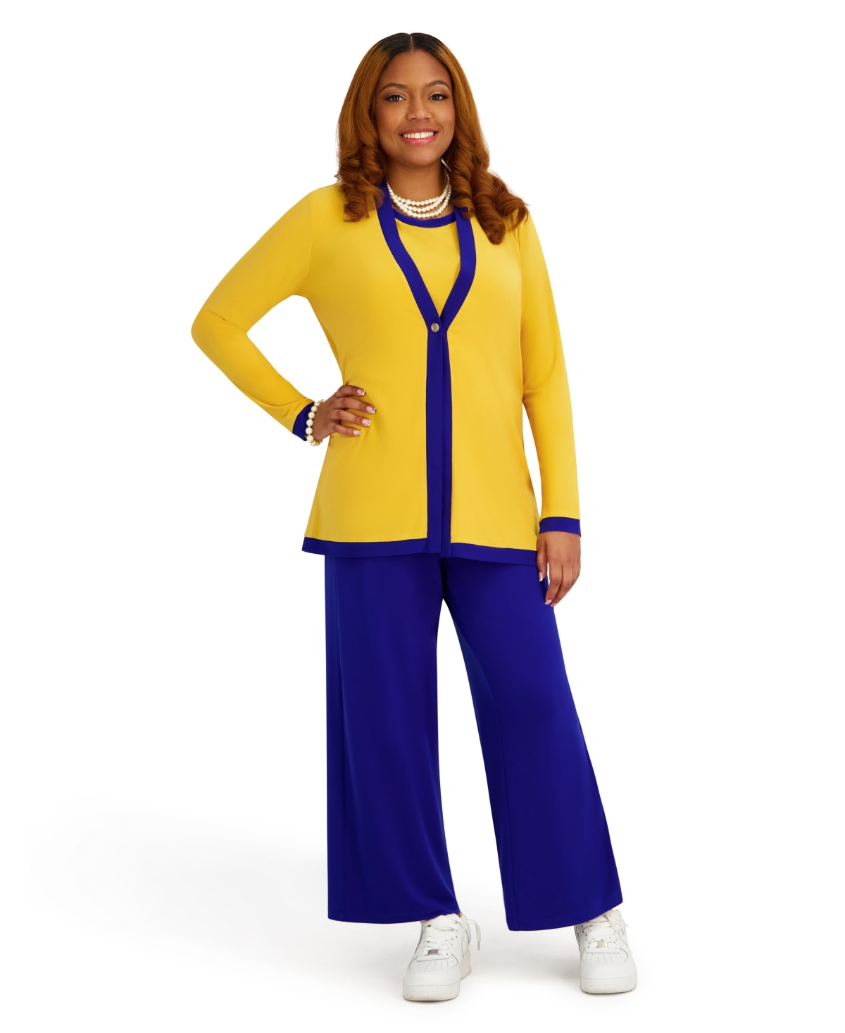 Click here for Kasper Womens V-Neck Button-Front Cardigan - Gold... prices