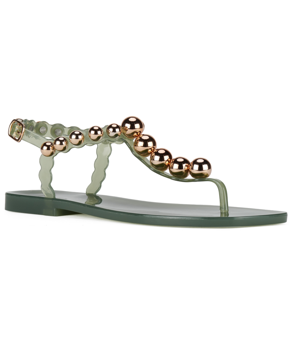 Click here for Jeffrey Campbell Womens Plated Studded T-Strap Jel... prices