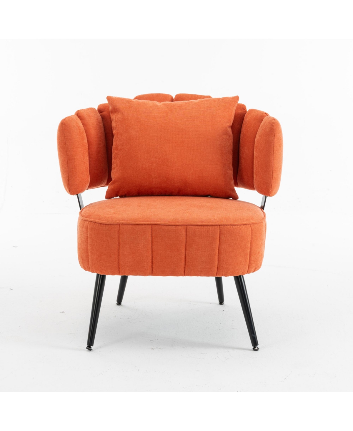 Click here for Rainsken Modern Accent Barrel Chair with Scalloped... prices