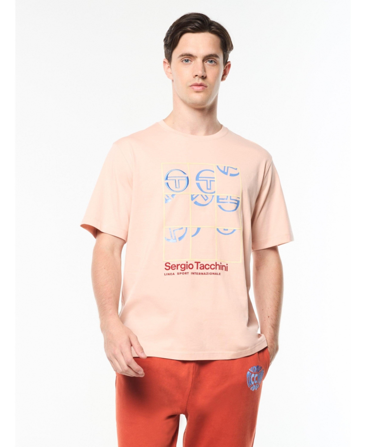 Click here for Sergio Tacchini Mens Vincere T-shirt - Evening san... prices