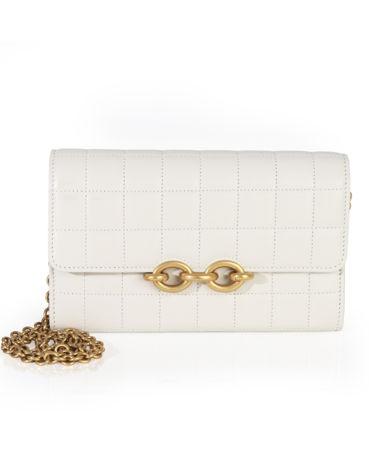 Click here for Pre-Owned Saint Laurent Crema Soft Calfskin Le Mai... prices