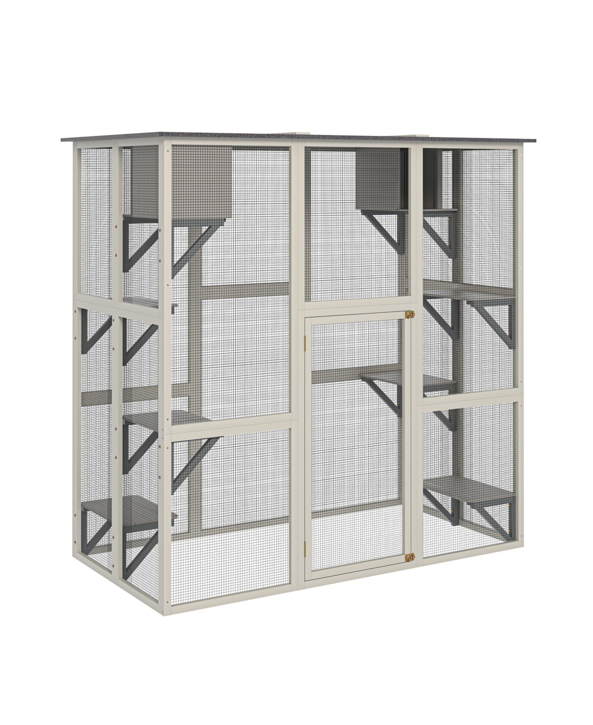 Click here for Zeus & Ruta Outdoor Weatherproof Cat Enclosure wit... prices