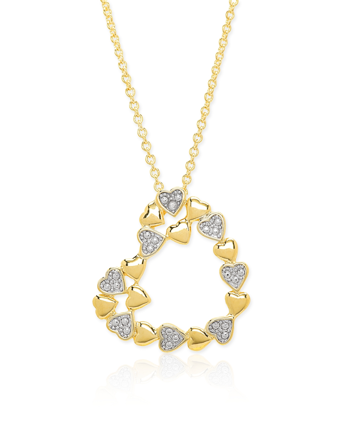 Click here for Macys Diamond Accent 0.005 ct. t. w. Heart of Hear... prices