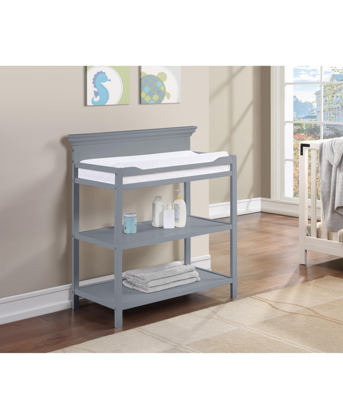 Click here for Flynama Modern Changing Table Finish with Two Shel... prices