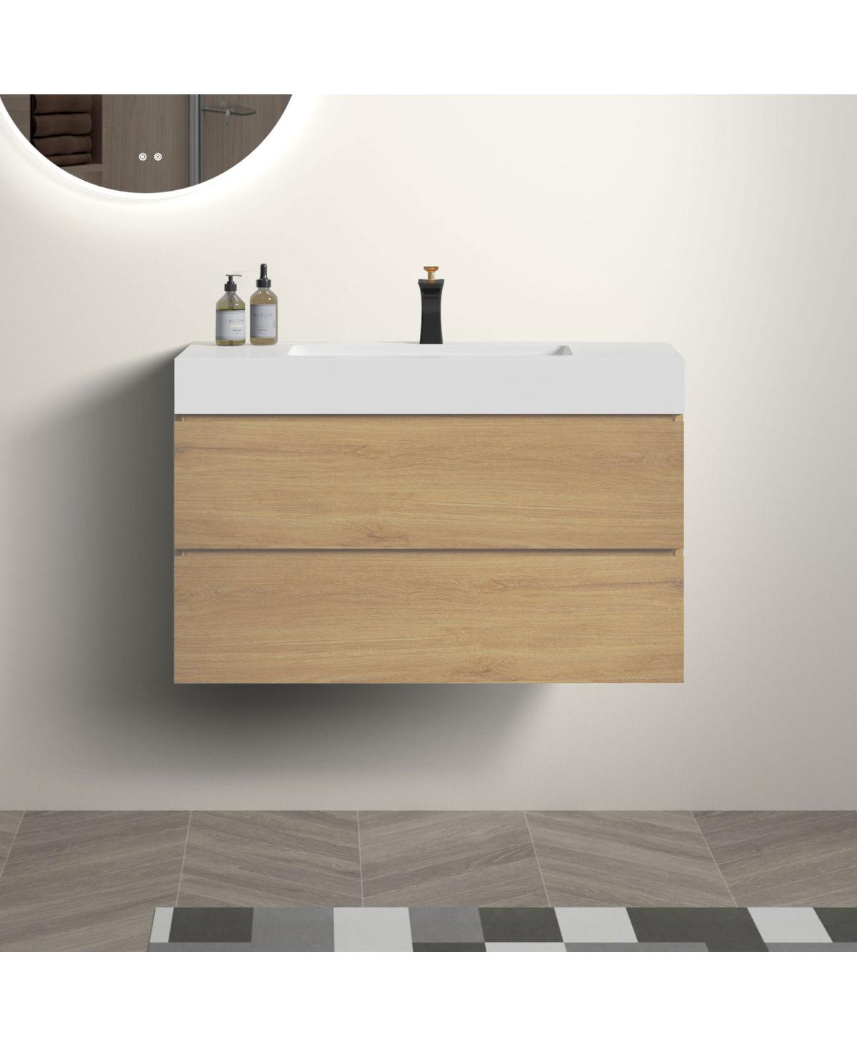 Click here for Sillysis Floating Bathroom Vanity with Double Soft... prices