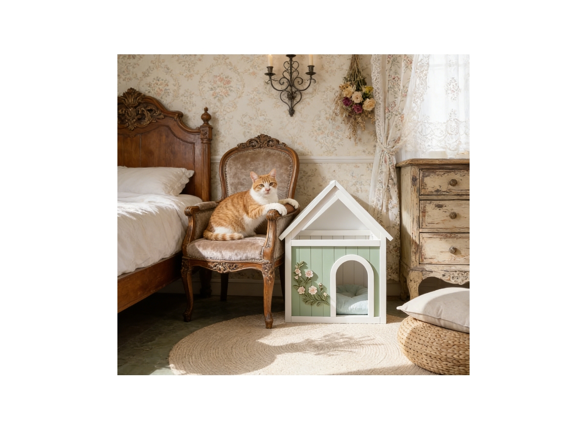 Click here for Zeus and Ruta Fsc Cedar Pet House Transparent Roof... prices