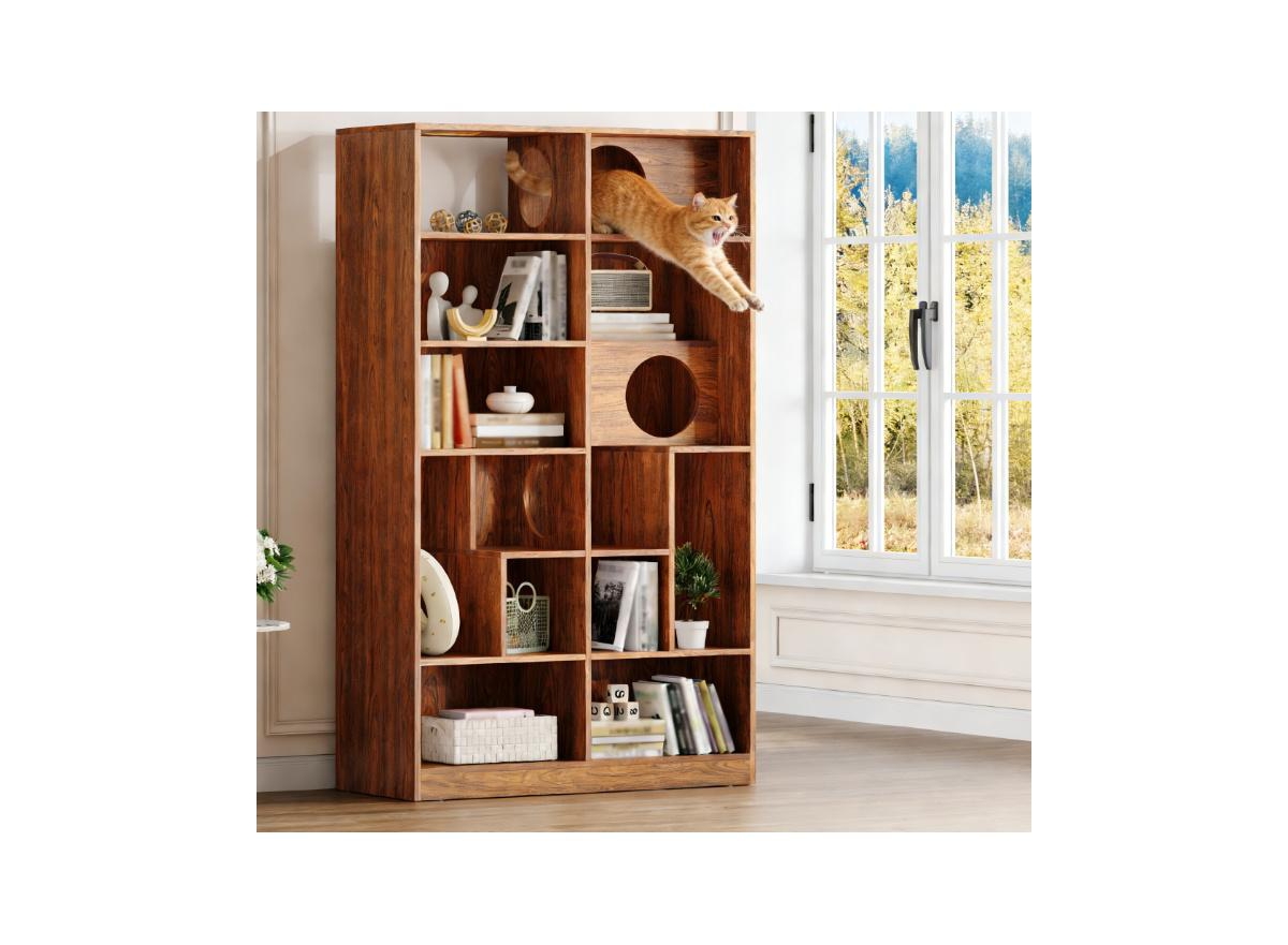 Click here for Zeus and Ruta 2 in 1 Cat House Tree with Storage L... prices