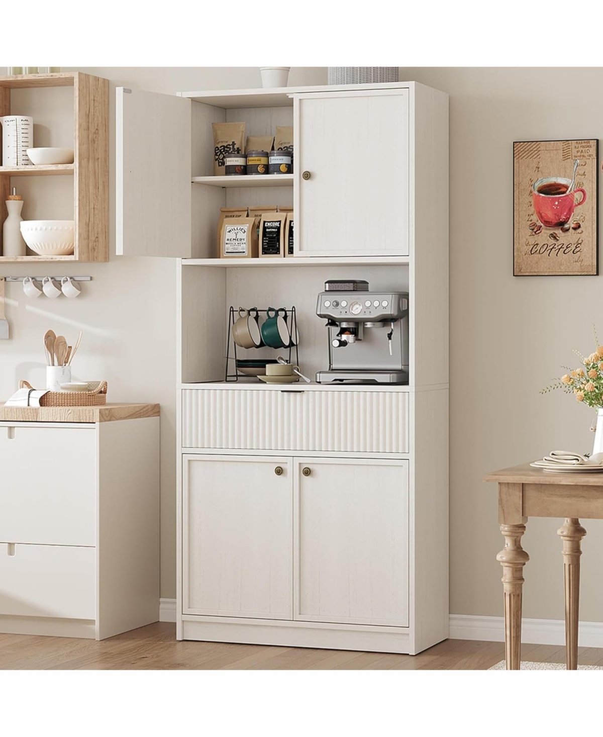 Click here for gaomon 70 Tall Kitchen Pantry Cabinet with Doors... prices