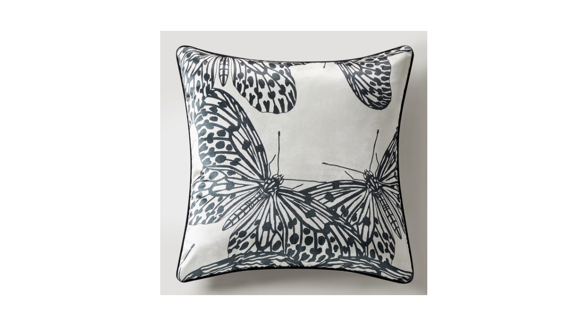 Click here for Z Gallerie Butterfly Pillow - Black prices
