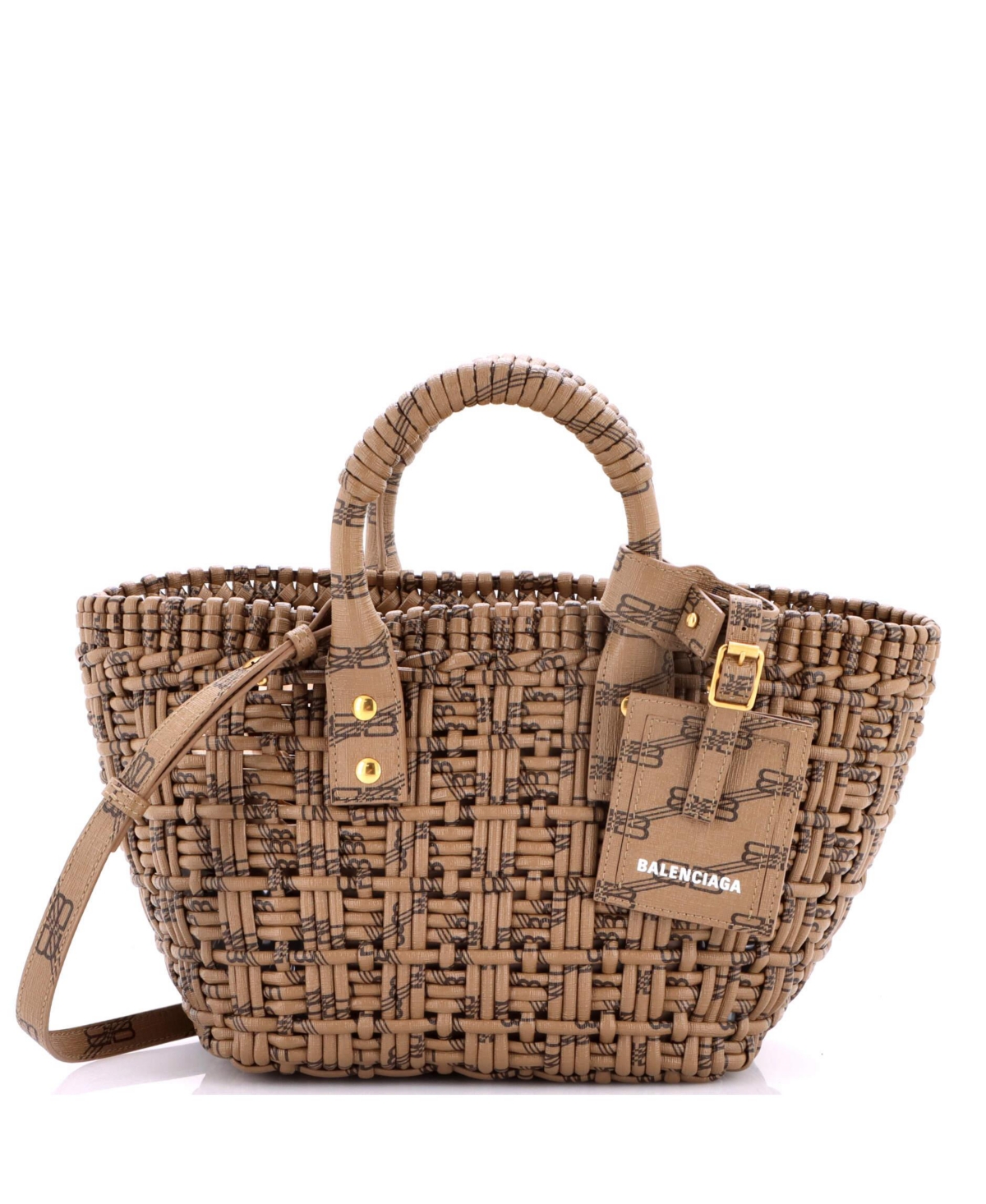 Click here for Pre-Owned Balenciaga Xs Bistro Panier Bag Bb Monog... prices