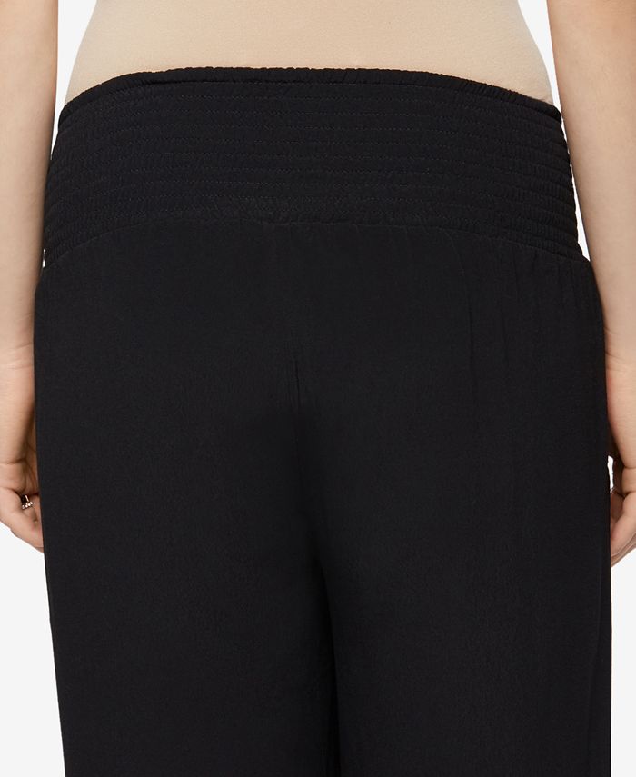 A Pea in the Pod Maternity Wide-Leg Soft Pants - Macy's