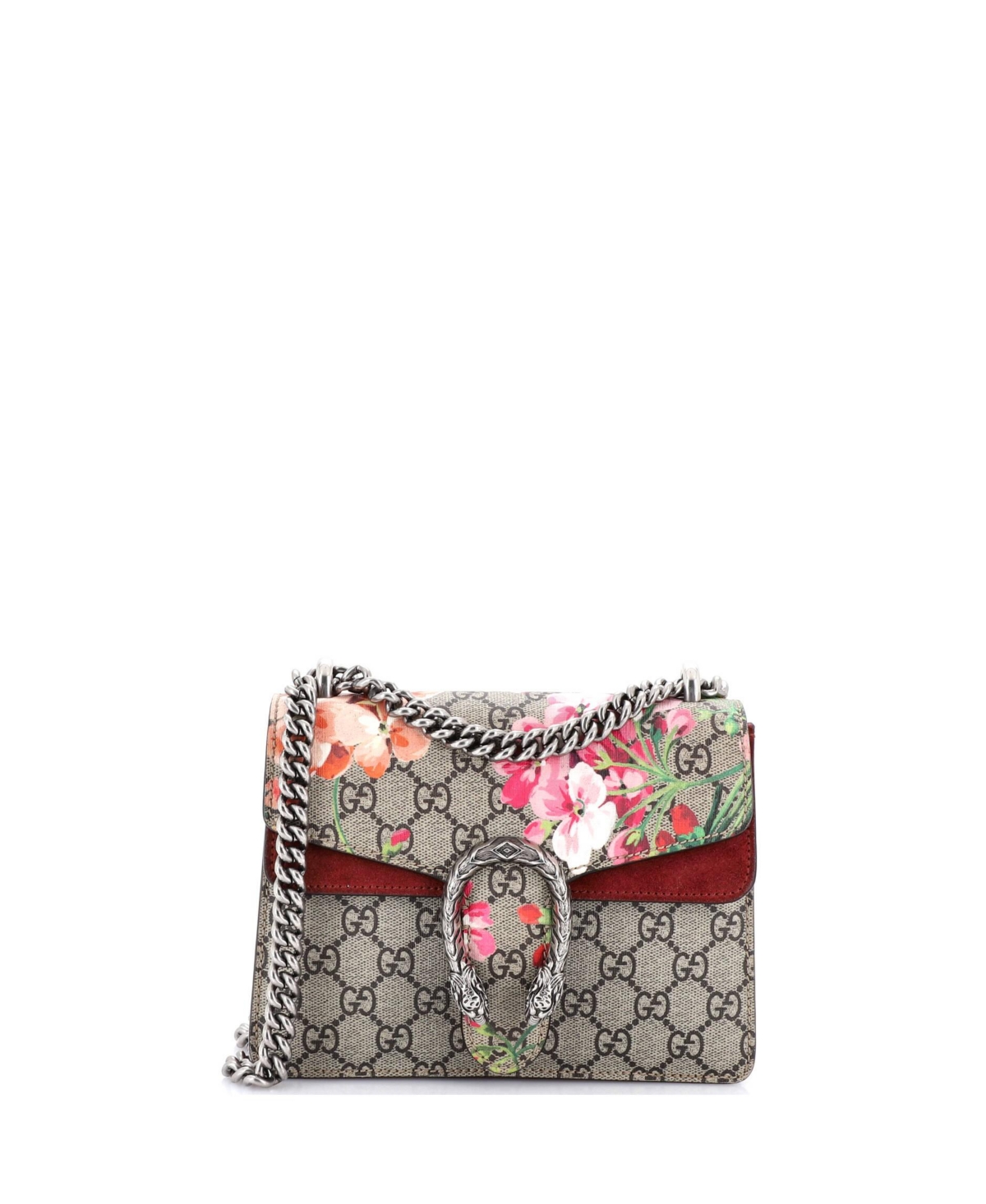 Click here for Pre-Owned Gucci Mini Dionysus Bag Blooms Print Gg... prices