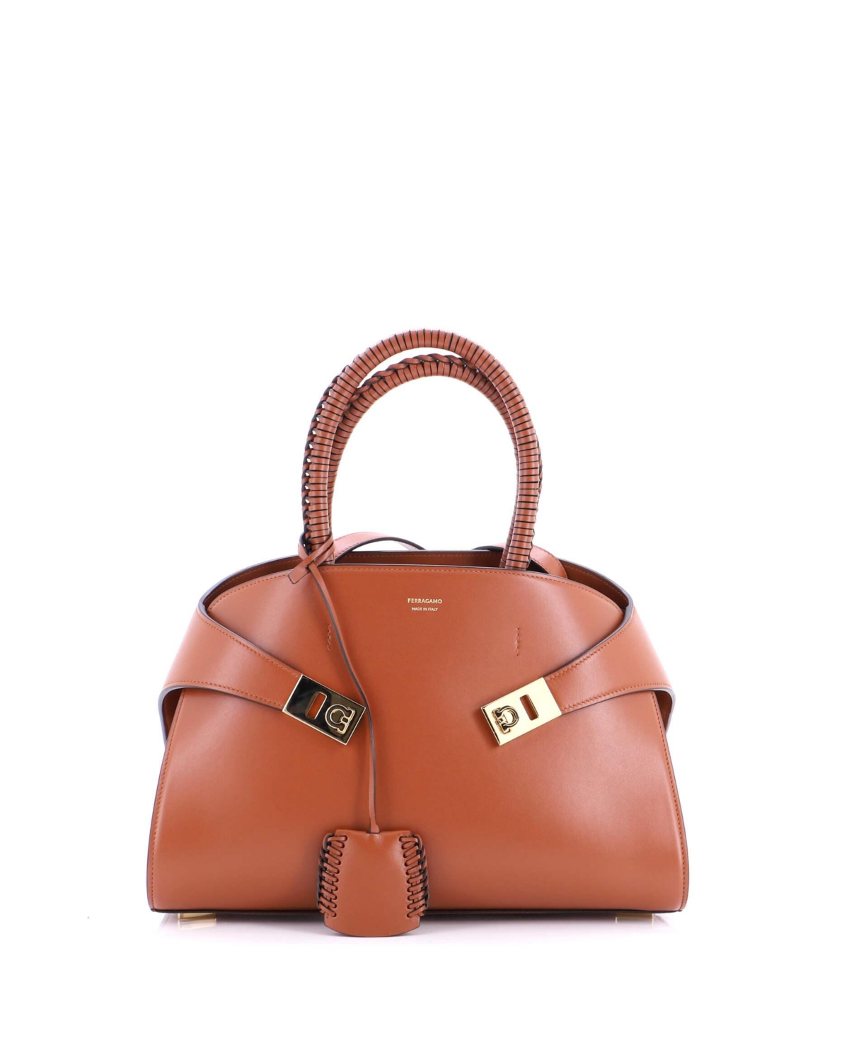 Click here for Pre-Owned Salvatore Ferragamo Small Hug Top Handle... prices