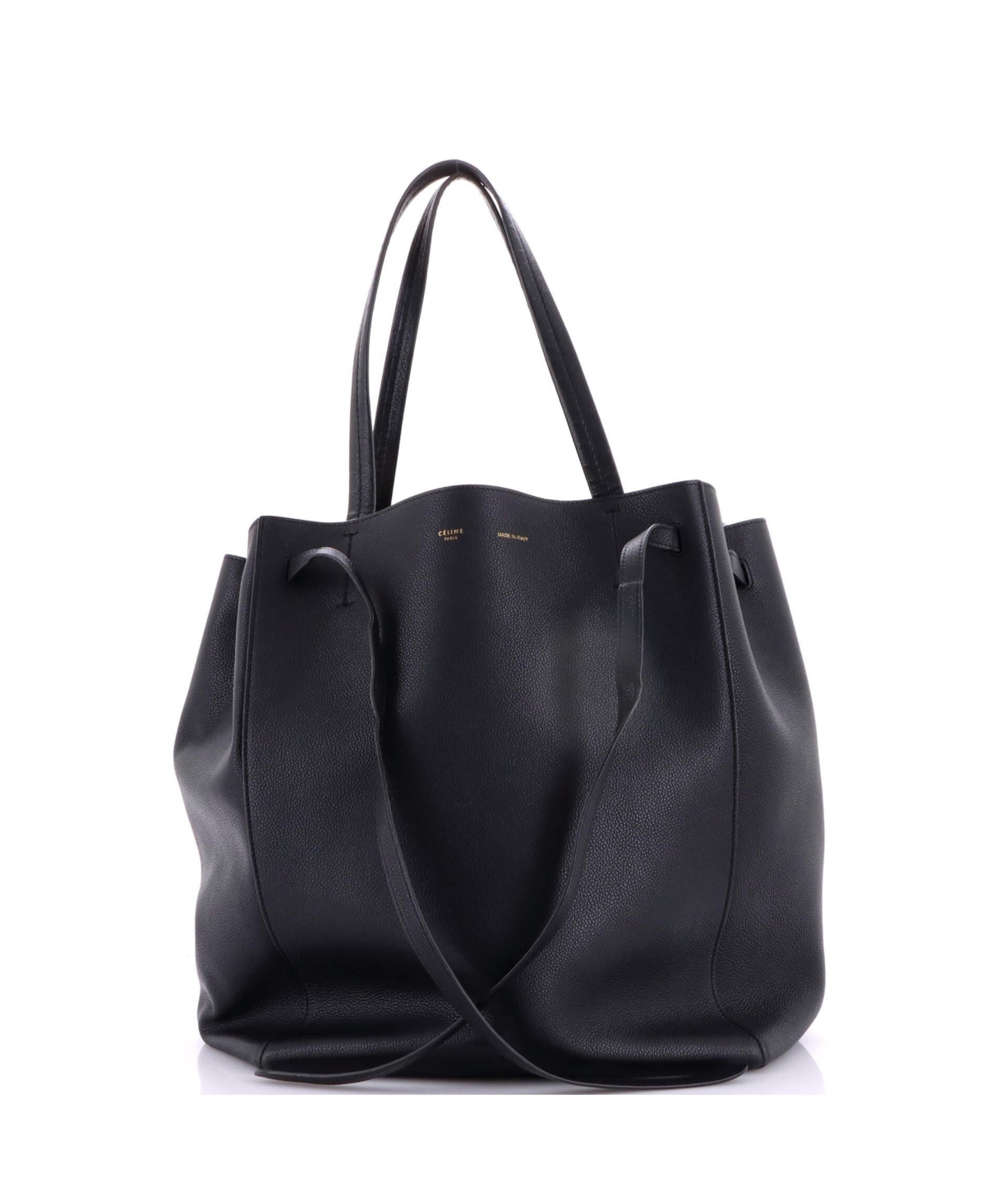 Click here for Pre-Owned Celine Medium Phantom Tie Cabas Tote Lea... prices