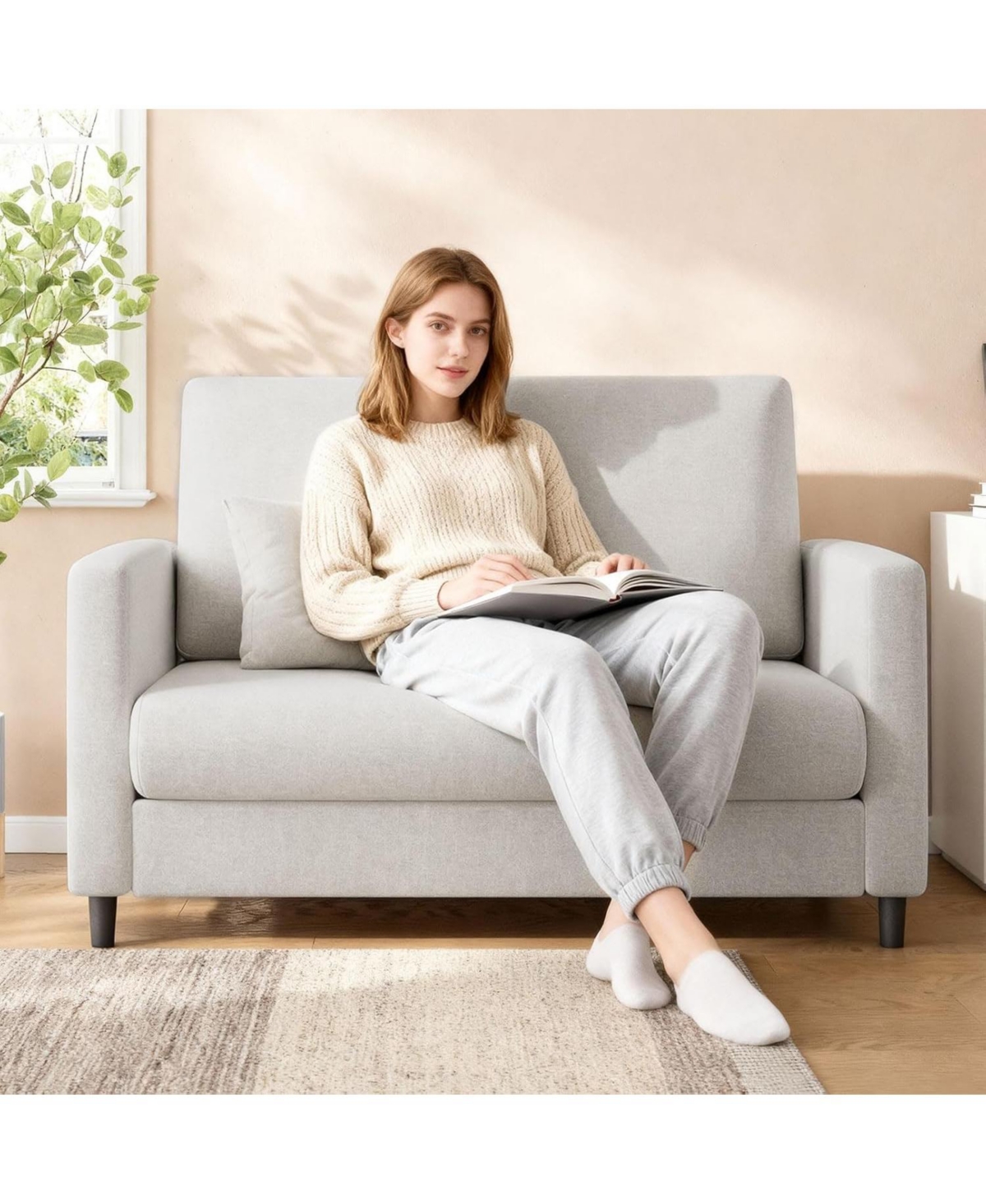 Click here for gaomon Loveseat Sofa Love Seat for Small Spaces  M... prices