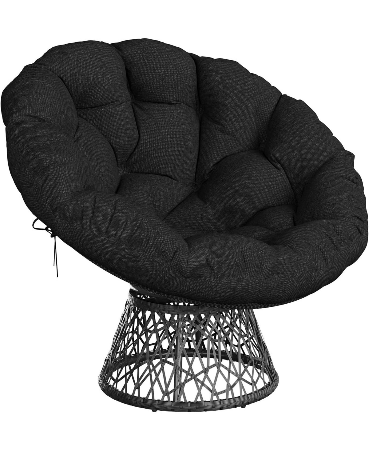 Click here for gaomon 37 Wicker Ergonomic Papasan Chair with Extr... prices