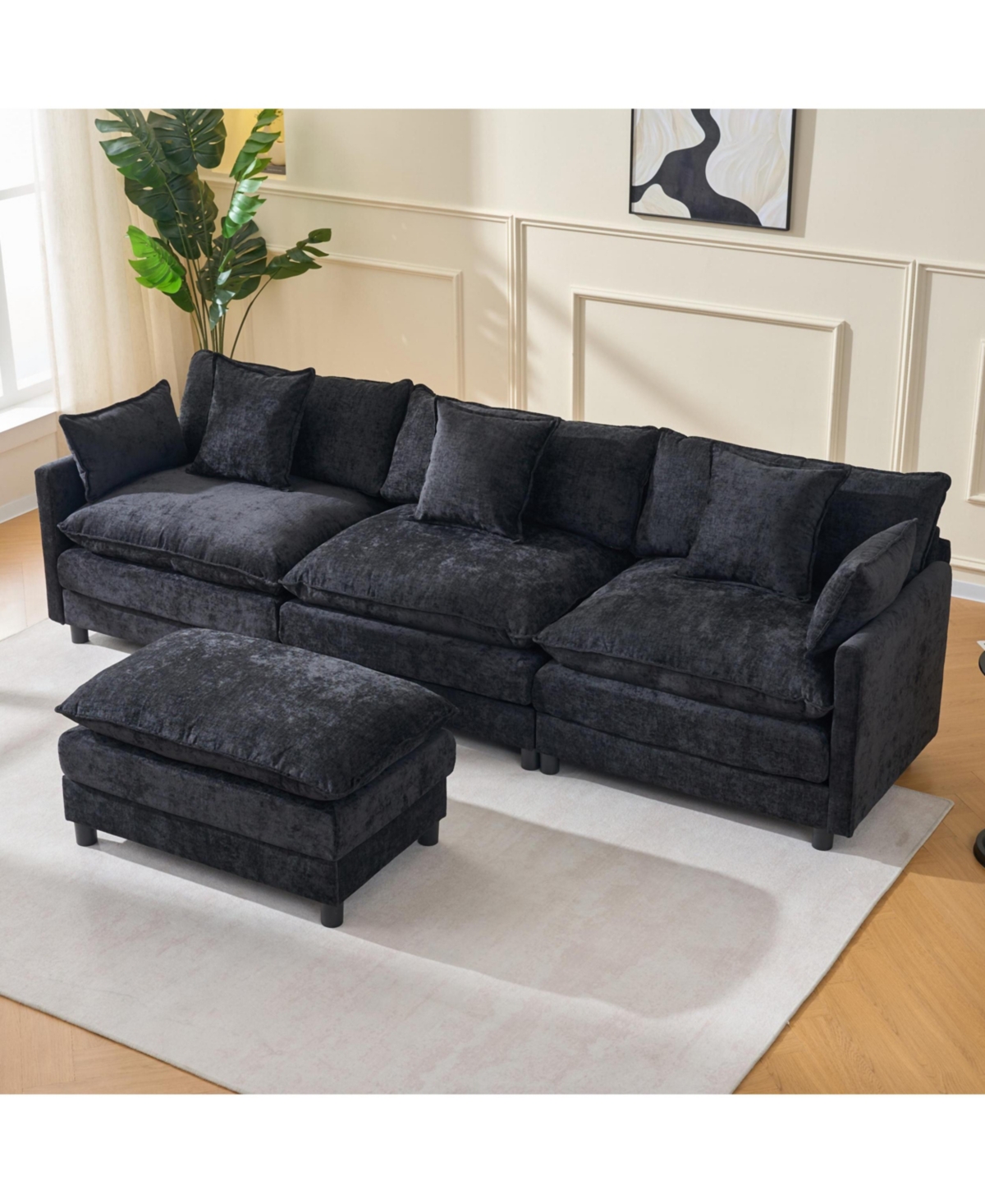 Click here for Boyel Living 108 Inch L Shaped Modern Modular Sect... prices