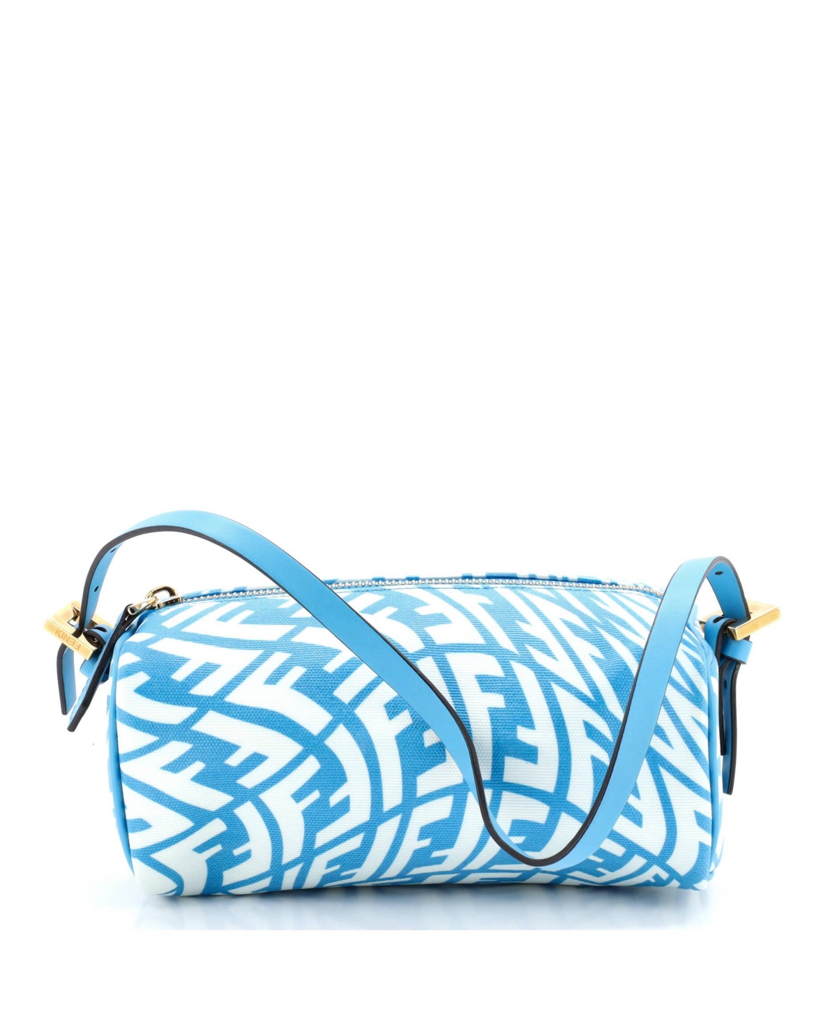 Click here for Pre-Owned Fendi Mini Zip Shoulder Bag Vertigo Zucc... prices