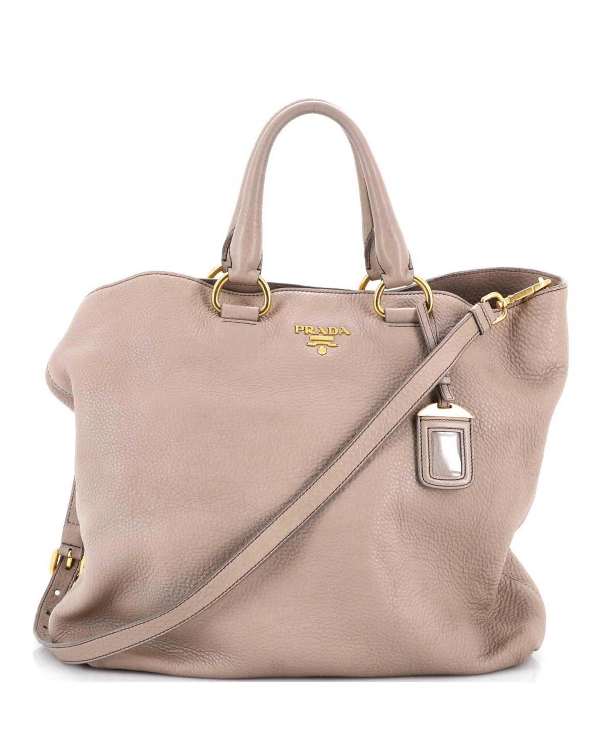 Click here for Pre-Owned Prada Large Shopping Tote Vitello Daino... prices