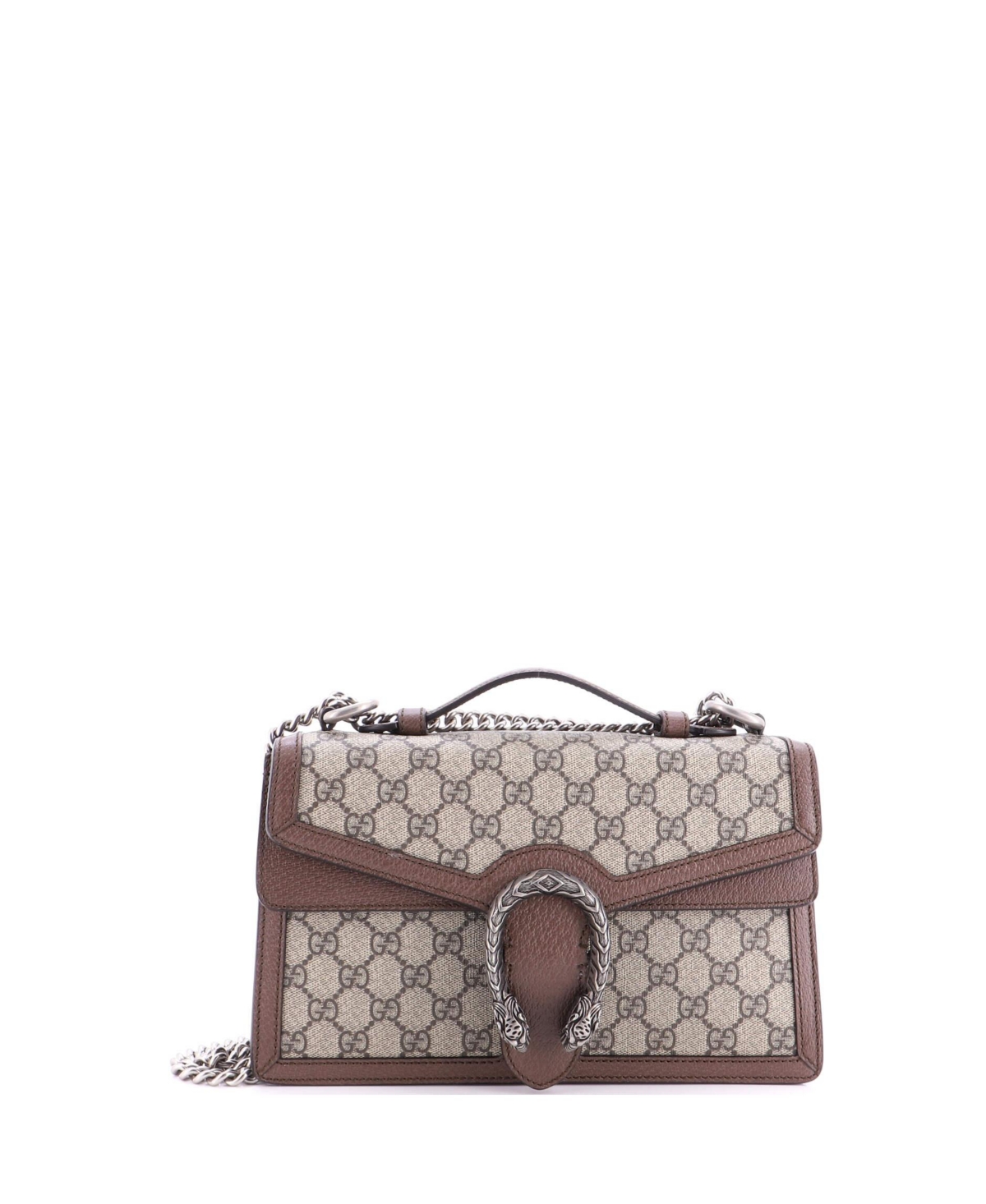 Click here for Pre-Owned Gucci Small Dionysus Top Handle Chain Ba... prices