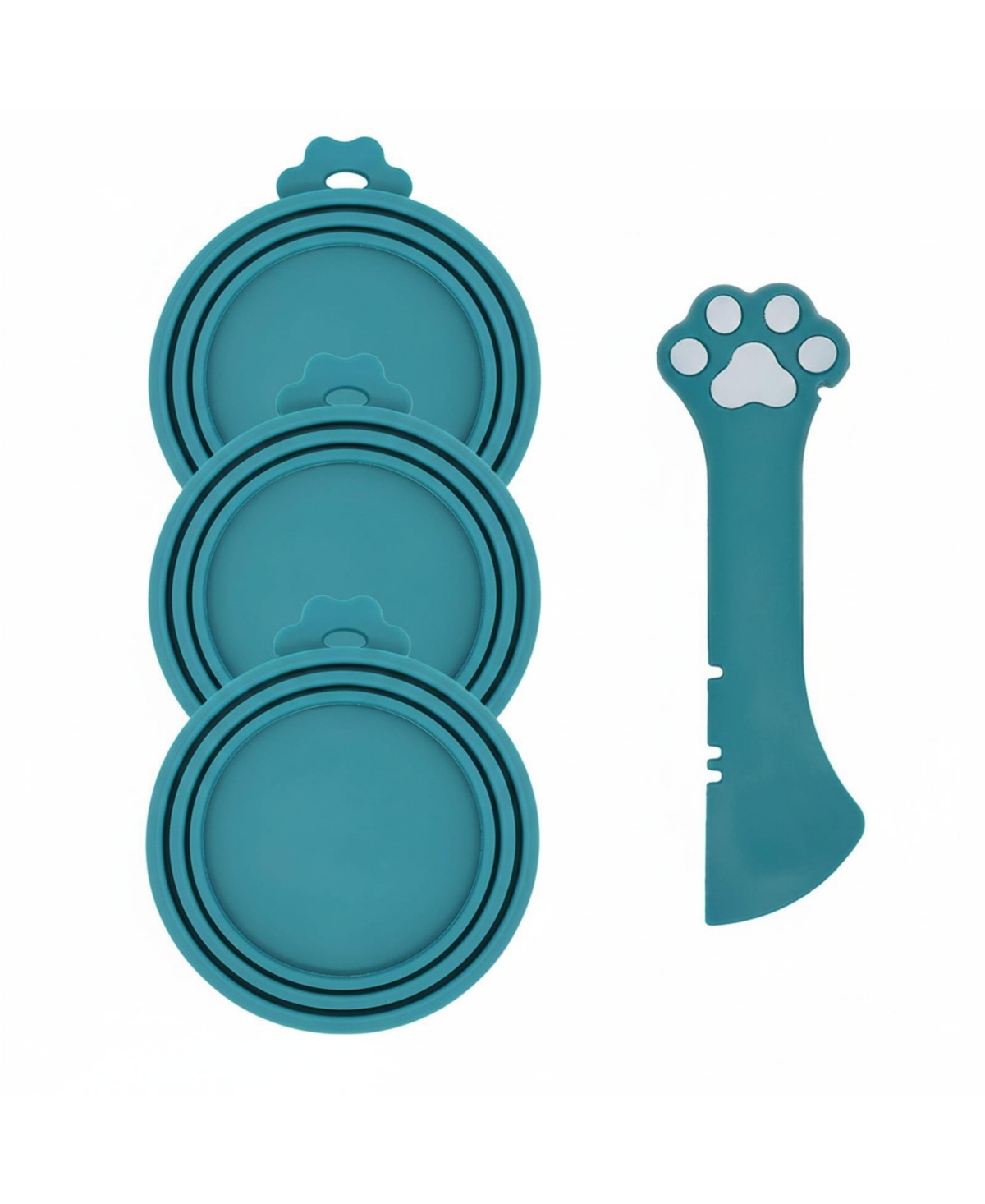 Click here for Aronkl 3 Pet Food Can Lids and 1 Spoon Silicone Un... prices