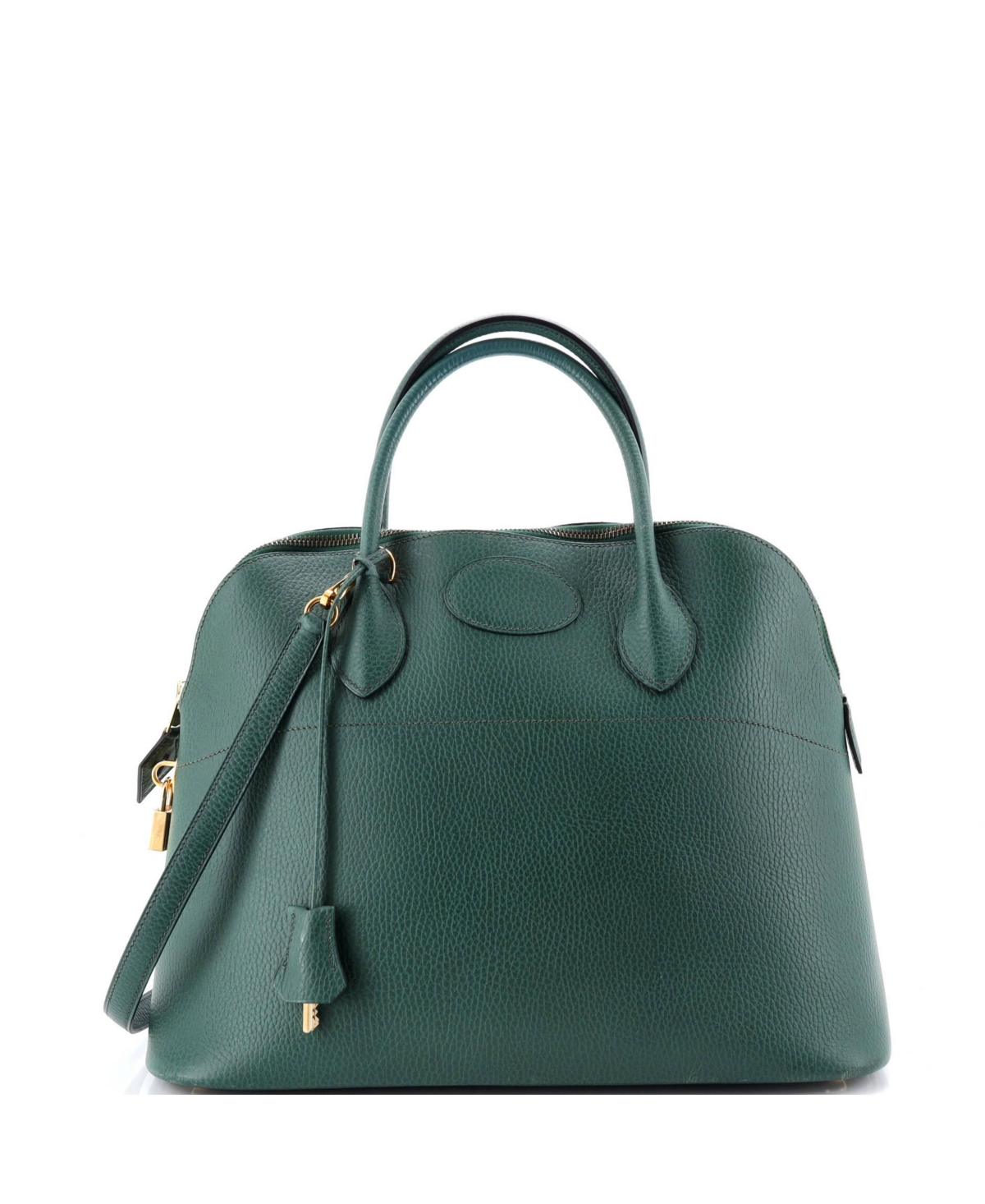 Click here for Pre-Owned HERMES 35 Bolide Bag Ardennes - Green prices