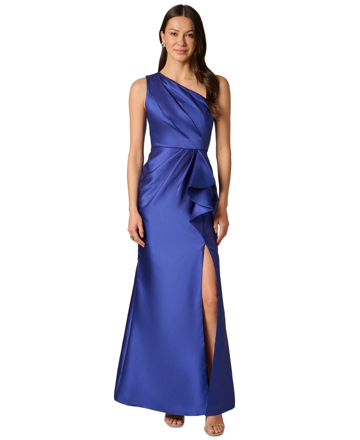 Click here for Adrianna Papell Womens One Sholder Dress - Neptune prices