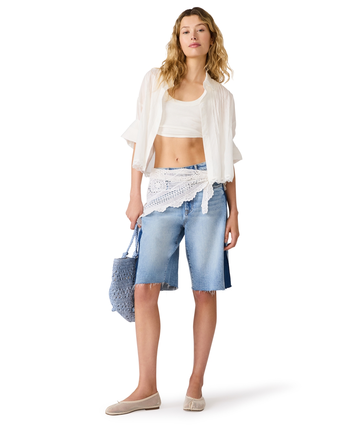 Click here for Steve Madden Womens Low Rise Bermuda Shorts - Stor... prices