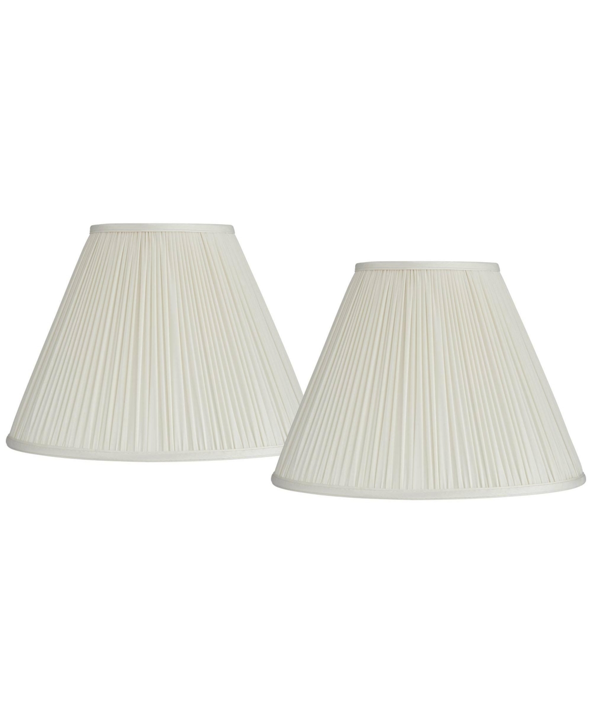 Click here for Springcrest Set of 2 Pleated Empire Lamp Shades Me... prices