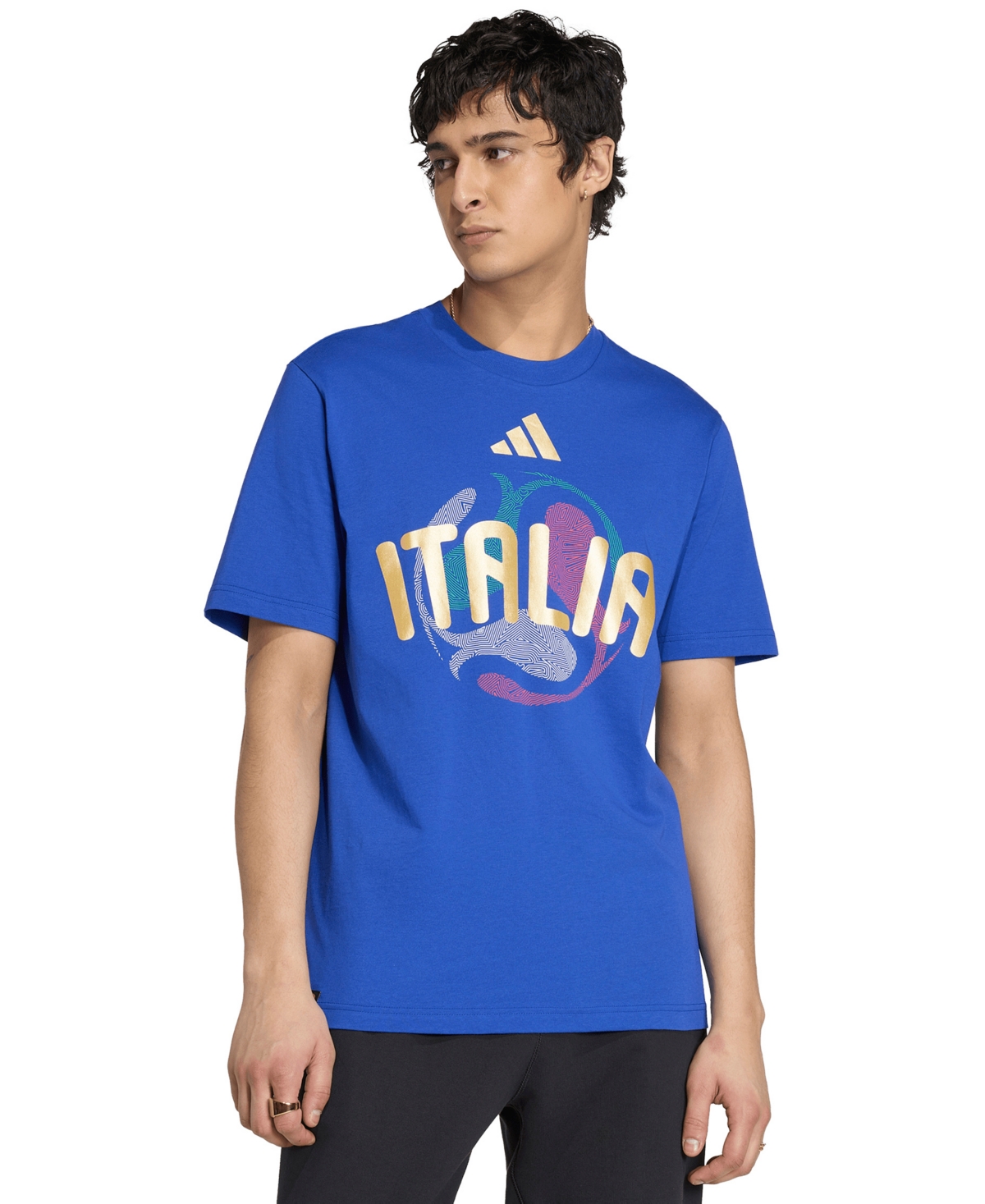 Click here for adidas Mens Fifa World Cup 2026 Italy T-Shirt - Bl... prices