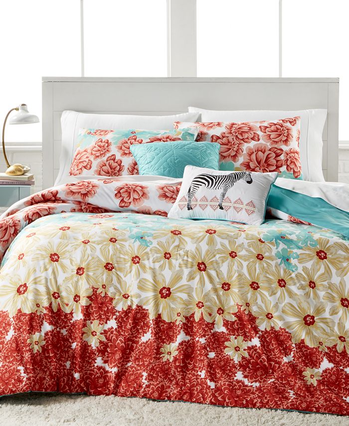 Creative Home Ideas Delphine Reversible 5-Pc. Full Comforter Set - Macy's