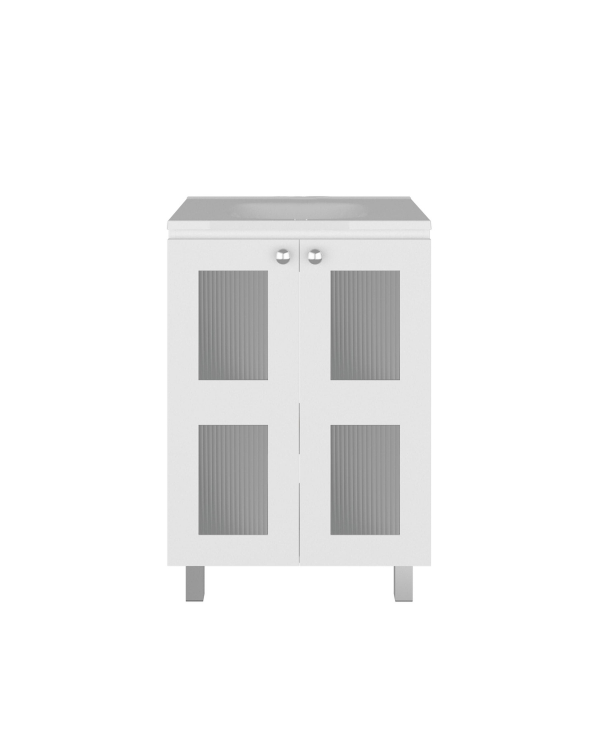 Click here for Busdays Bathroom Vanity Cabinet with 2 Frosted Gla... prices