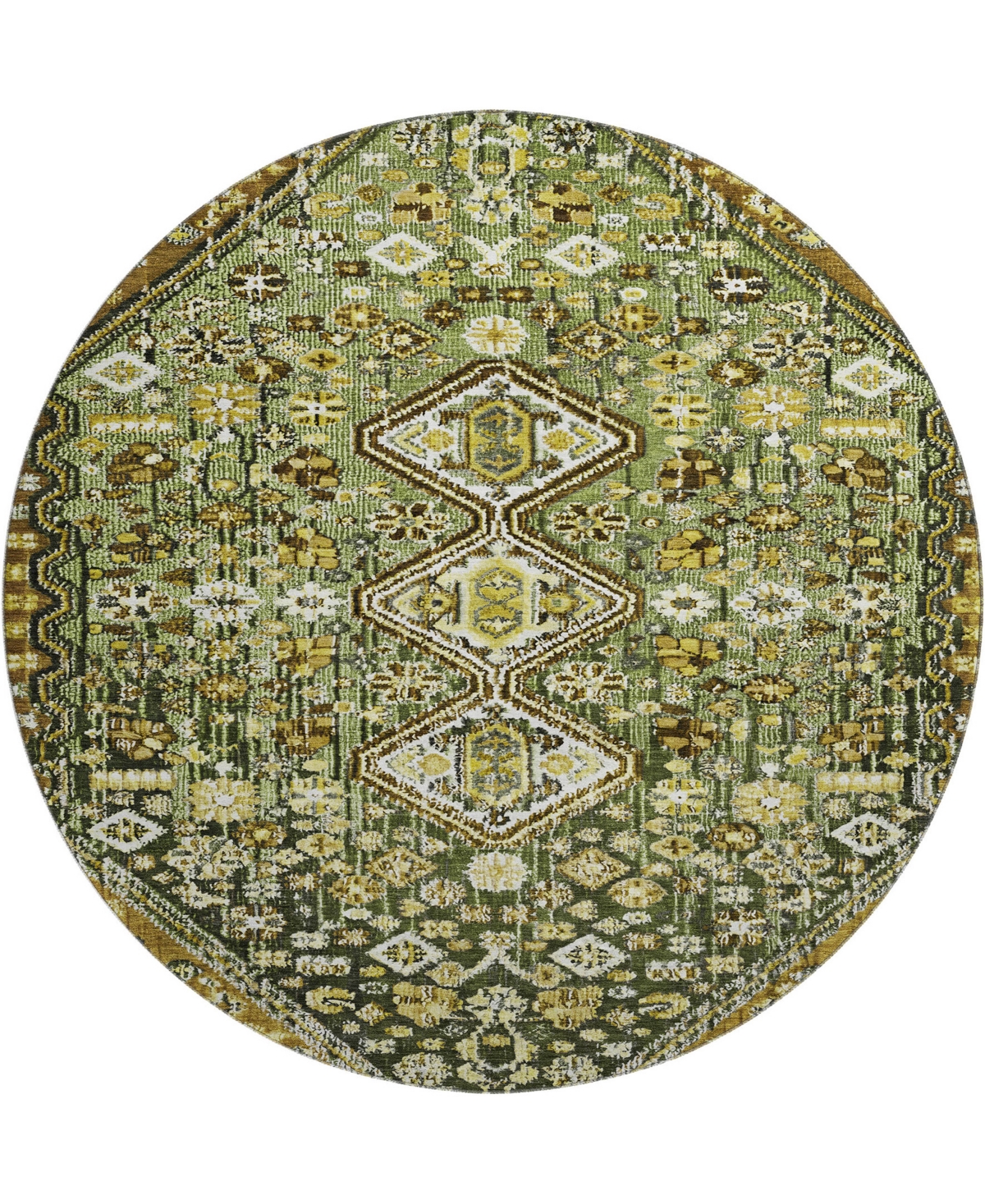 Click here for Addison Mayfield AMF1834 8 x 8 Round Area Rug - Ol... prices