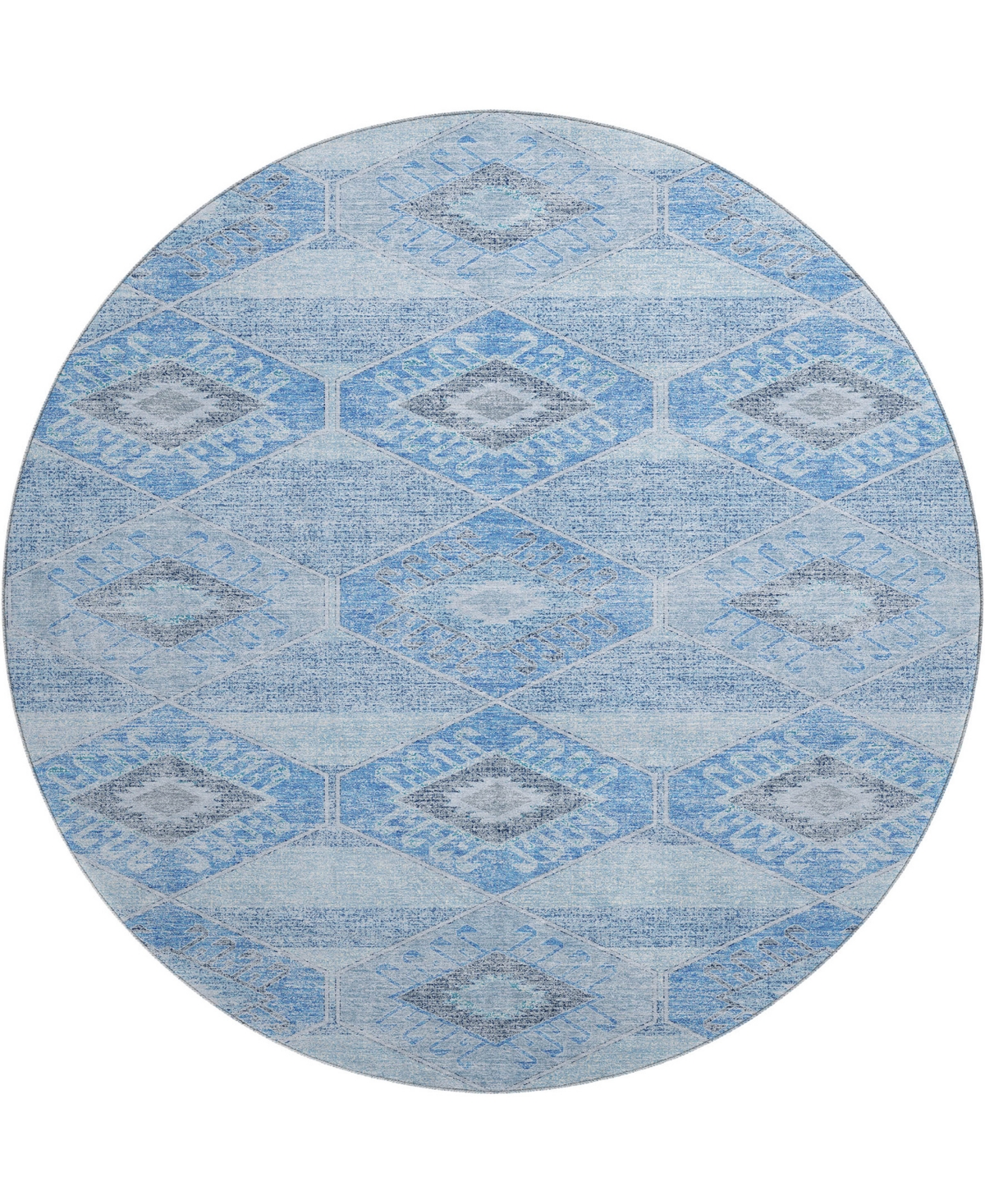 Click here for Addison Mayfield AMF1857 8 x 8 Round Area Rug - Bl... prices
