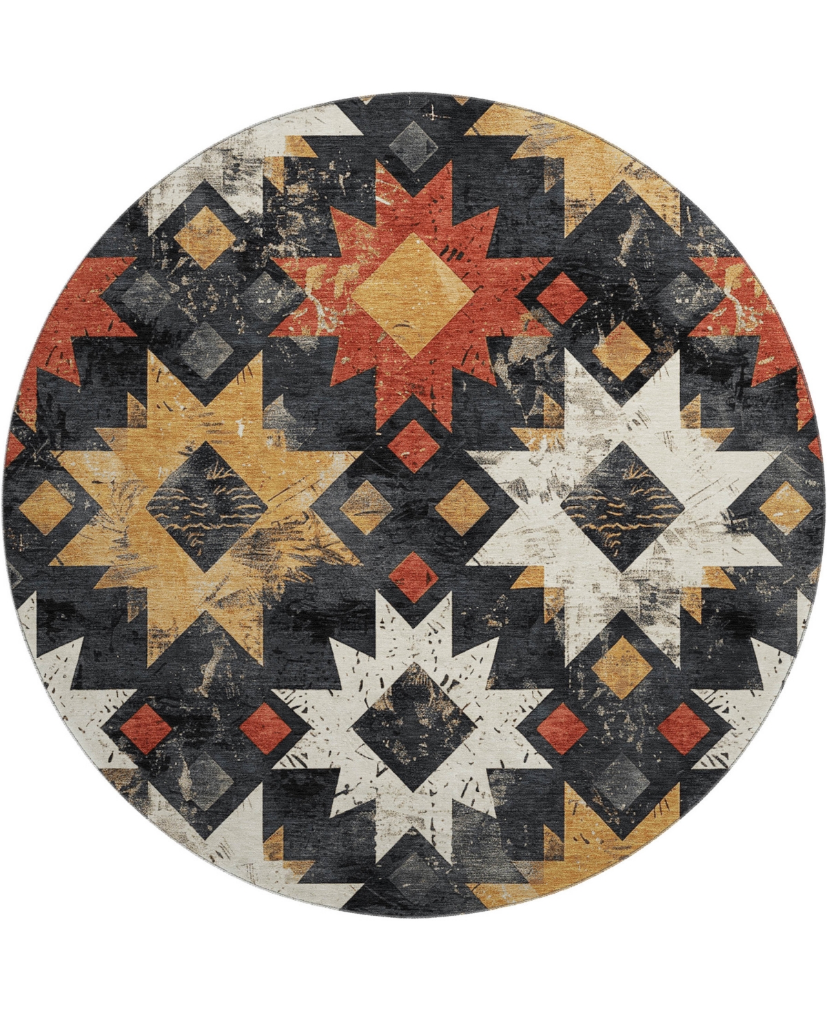 Click here for Addison Mayfield AMF1879 8 x 8 Round Area Rug - Bl... prices